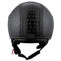China Custom Vintage Retro Leather Motorcycle Helmet ECE 22.06 with High Density EPS Liner for sale
