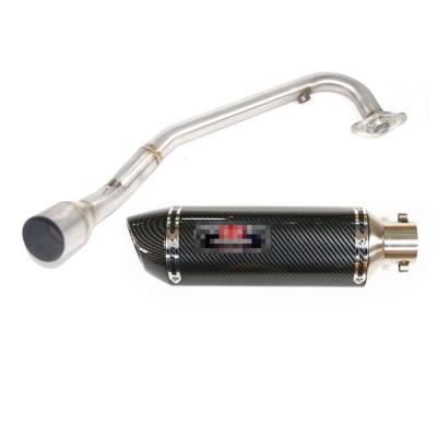 China Customized Modified Stainlsess Steel Straight Pipe Exhaust for Honda PCX 125 150 for sale