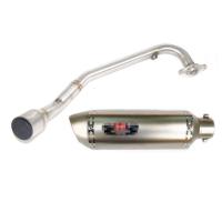 China Customized Modified Stainlsess Steel Straight Pipe Exhaust for Honda PCX 125 150 for sale