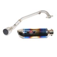 China Customized Modified Stainlsess Steel Straight Pipe Exhaust for Honda PCX 125 150 for sale