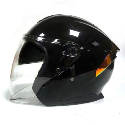 China High Density EPS Liner DOT Approved LED Light Open Face Helmets for XL Motorcycles for sale