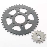 China Custom 520 39T 14T Motorcycle Sprocket for Bajaj Pulsar NS200 AS200 RS200 Materials for sale