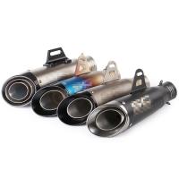 China 60mm Modified Motorcycle Exhaust Pipe for Kawasaki Ninja250 400 Z650 Custom Design for sale