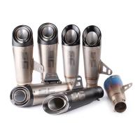 China 60mm Modified Motorcycle Exhaust Pipe for Kawasaki Ninja250 400 Z650 Custom Design for sale