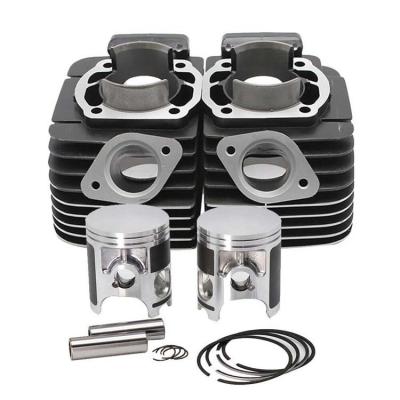 China Customized 64mm Bore Size Motorcycle RD350 Cylinder Block Head Kit for Yamaha RD350 for sale