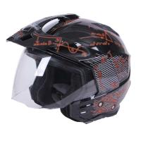 China Custom DOT Approved Open Face Short Motorcycle Helmet with High Density EPS Liner for sale