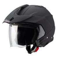 China Custom DOT Approved Open Face Short Motorcycle Helmet with High Density EPS Liner for sale