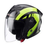 China Customized DOT Approved Open Face Motorcycle Helmet with Materials and Custom Design for sale