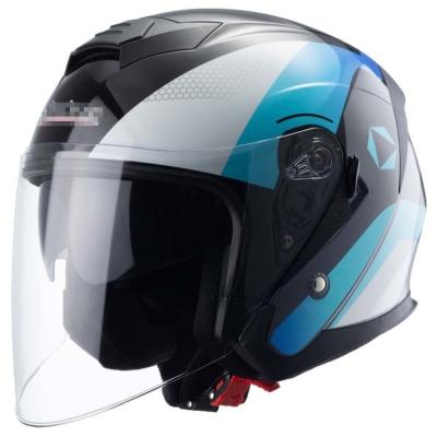 China Custom DOT Approved Open Face Motorcycle Helmet in XL Size for Head Safety Protection for sale