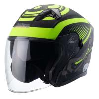 China Newly Designed Openface DOT Approved Motorcycle Helmet with High Density EPS Liner for sale