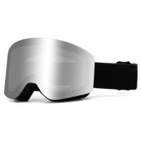 China Adjustable Anti Slip Elastic Strap Ski Goggles with Custom UV400 Cylindrical Lens for sale