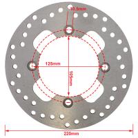 China 220mm Rear Brake Disc for Honda TRX400EX TRX400X Precision Fit Customization for sale