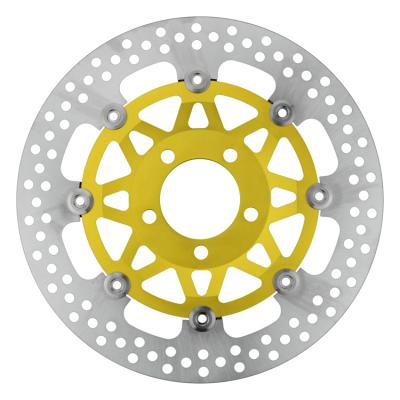 China Customized 280mm Front Floating Brake Disc for Kawasaki KR 250 KR-1 Top Performance for sale