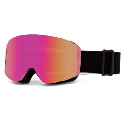 China Adjustable Anti Slip Elastic Strap Two-color Magnetic Ski Goggles for Youth from Custom for sale