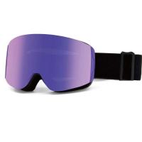 China Adjustable Anti Slip Elastic Strap Two-color Magnetic Ski Goggles for Youth from Custom for sale