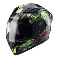 China Customized Full Face Motorcycle Helmets with High Density EPS Liner and DOT Certification for sale