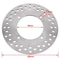 China Arctic Cat 200mm ATV Disc Brake Rotor made from Stainless Steel 420 2Cr13 material for sale