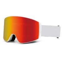 China Adjustable Anti Slip Elastic Strap Ski Goggles for Custom Magnetic Snow Glasses for sale