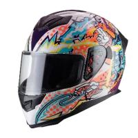 China DOT Approved Full Face Motorcycle Helmet with Custom Design and XXL Size ABS Material for sale
