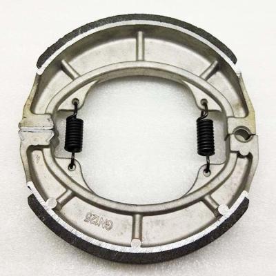 China Custom Motorcycle Motor Brake Shoe for Suzuki GN125 DR125 RM125 DR200 and Durable for sale