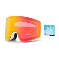 China SKI Applicable Scene Anti-fog UV400 Electric Heated Ski Goggles with Cylindrical Lens for sale