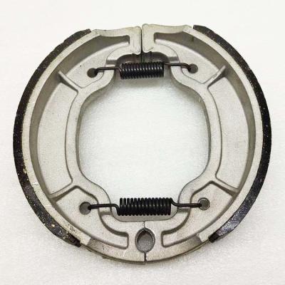 China Black Custom Motorcycle Brake Shoes for Yamaha YFM80 YBR125 RXZ135 XV250 Replace/Repair for sale