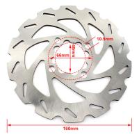 China Upgrade Your Yamaha Raptor 700's Braking System with Our Custom 160mm ATV Front Rotor for sale