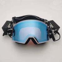 China Imitate REVO Lens Electrically Heated Snowmobile Snow Ski Goggles with Custom Battery for sale