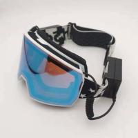 China Imitate REVO Lens Electrically Heated Snowmobile Snow Ski Goggles with Custom Battery for sale