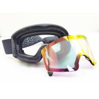 China Custom Winter Sports Adults Ski Goggles with Anti-Fog Magnetic Lens and Customized Color for sale