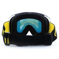 China Custom Logo UV400 Anti-Fog Spherical Mirror Snowboard Goggles with 3 Layers Foam for sale
