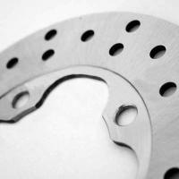 China Stainless steel 420 2Cr13 ATV front brake disc 185mm for Honda TRX 420 Fourtrax Rancher for sale