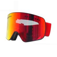China Customized Support Magnetic Ski Goggles for Winter Sports and Anti-fog Protection for sale