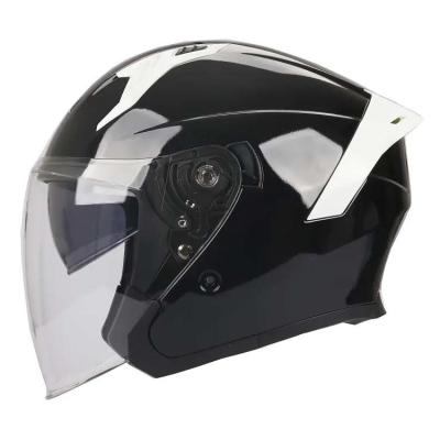 China Custom ECE 22.06 Approved Motorcycle Open-Face Helmet High Density EPS Liner and Design for sale