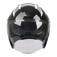 China Custom ECE 22.06 Approved Motorcycle Open-Face Helmet High Density EPS Liner and Design for sale