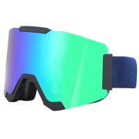 China Custom Fashion Magnet Anti Fog Skiing Goggles for Private Label and Adult Skiers for sale