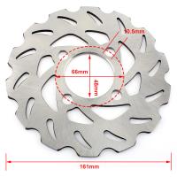 China Stainless Steel 420 Motorcycle Front Brake Rotor Disc for Yamaha YFM250 YFZ450 YFM700 for sale