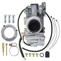 China Natural Color Mikuni HSR Carb Carburetor 42-18 42mm Easy Kit For Harley EVO Twin Cam Evo for sale