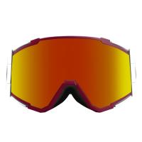 China Customized Color Adult Cylindrical Magnetic Ski Snow Glasses for All-Mountain Skiing for sale