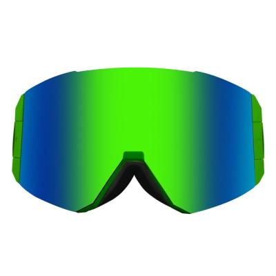 China Polycarbonate Adult Magnet Lens Ski Goggles with CE EN174/ISO 9001 2008 Certificate for sale
