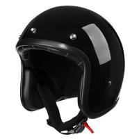 China Customized ABS Retro Vintage Motorbike Motorcycle Helmet 3/4 Open Face with Materials for sale