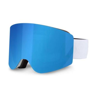 China Customized Magnetic Snow Goggles with UV400 Protection and Optional Face Foam Layers for sale