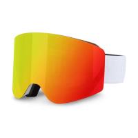 China Customized Magnetic Snow Goggles with UV400 Protection and Optional Face Foam Layers for sale
