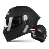 China Head Safety Protection with Custom DOT Approved Flip Up Motorcycle Helmets and Lights for sale