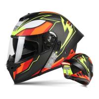 China Head Safety Protection with Custom DOT Approved Flip Up Motorcycle Helmets and Lights for sale