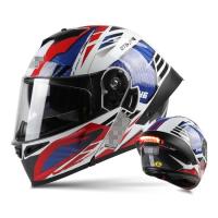 China Head Safety Protection with Custom DOT Approved Flip Up Motorcycle Helmets and Lights for sale