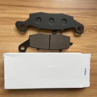China Customizable Logo Black Motorcycle Brake Pads for Kawasaki ER6N EX650 VN900 VN1500 VN2000 for sale