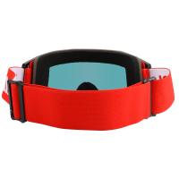 China Custom Adult Cylindrical Anti-Fog UV400 Ski Goggles with 3 Layers Foam and Nose Guard for sale