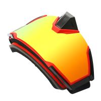 China Custom Adult Cylindrical Anti-Fog UV400 Ski Goggles with 3 Layers Foam and Nose Guard for sale