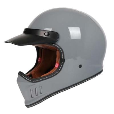 China Custom DOT Approved Full Face Helmet Perfect for Classic Motorcycle Enthusiasts for sale